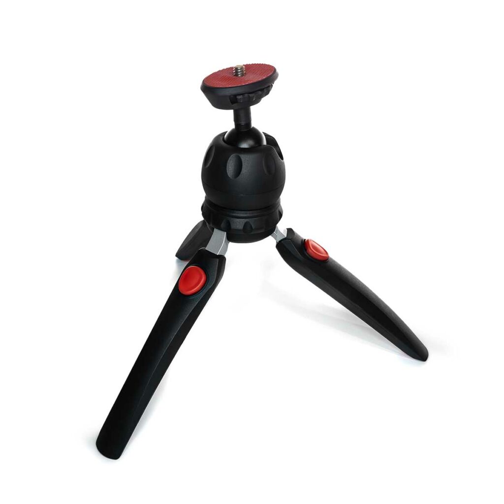 Adjustable Tabletop Mini Tripod for photography accessories.