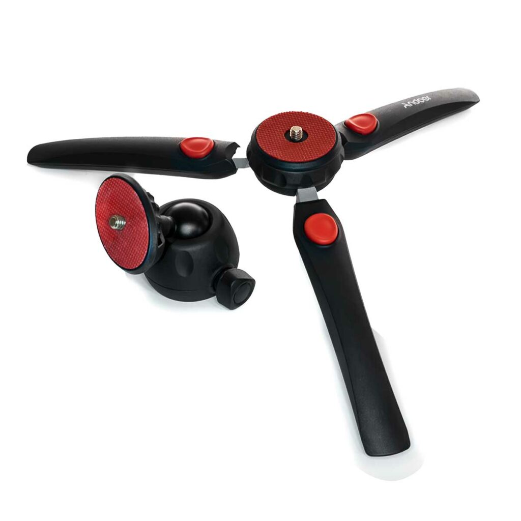 Adjustable Tabletop Mini Tripod for photography accessories.