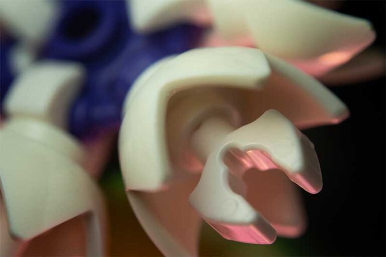 Colourful abstract macro photography with LEGO flowers!