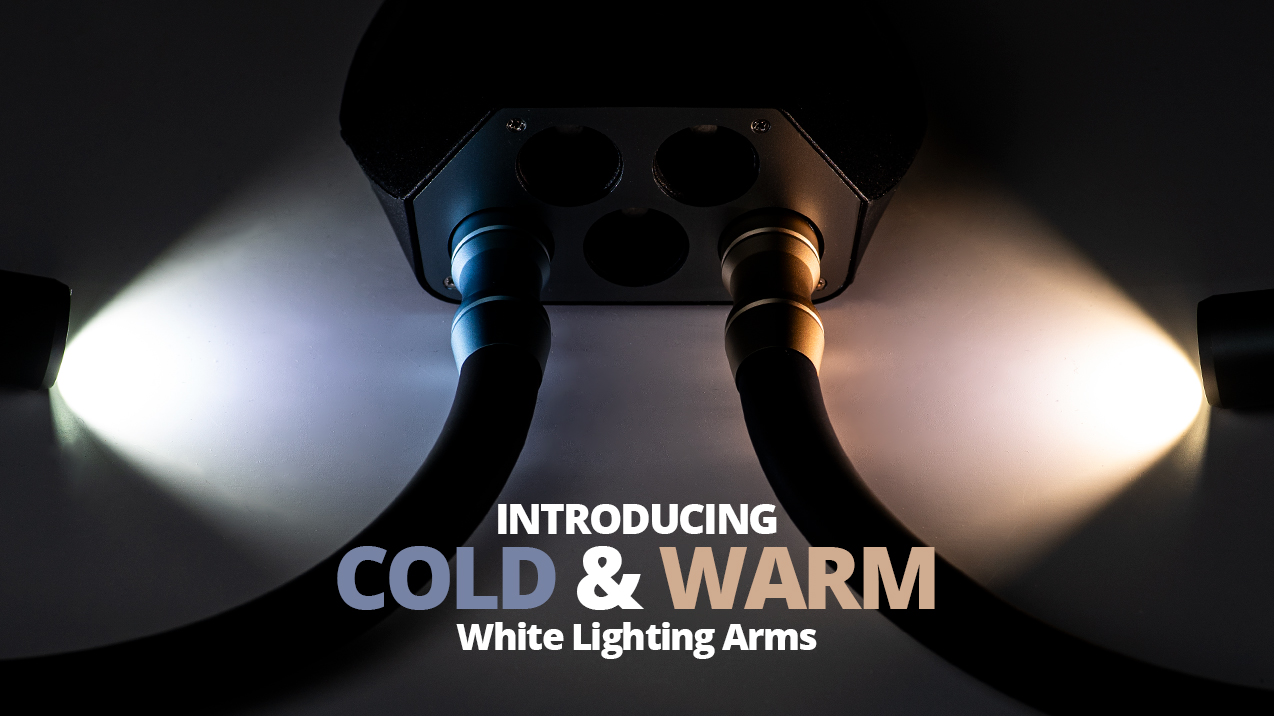 Introducing Warm and Cold White LED Lighting Arms