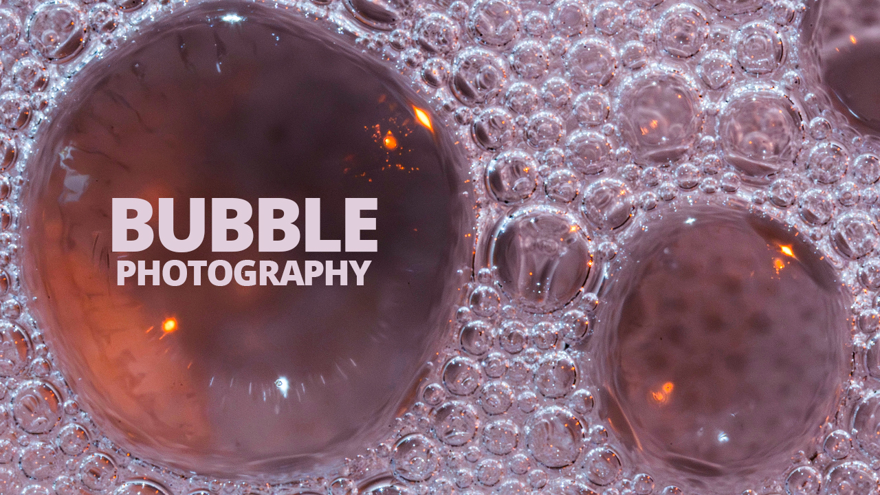 Creative bubble photography at 5x magnification!