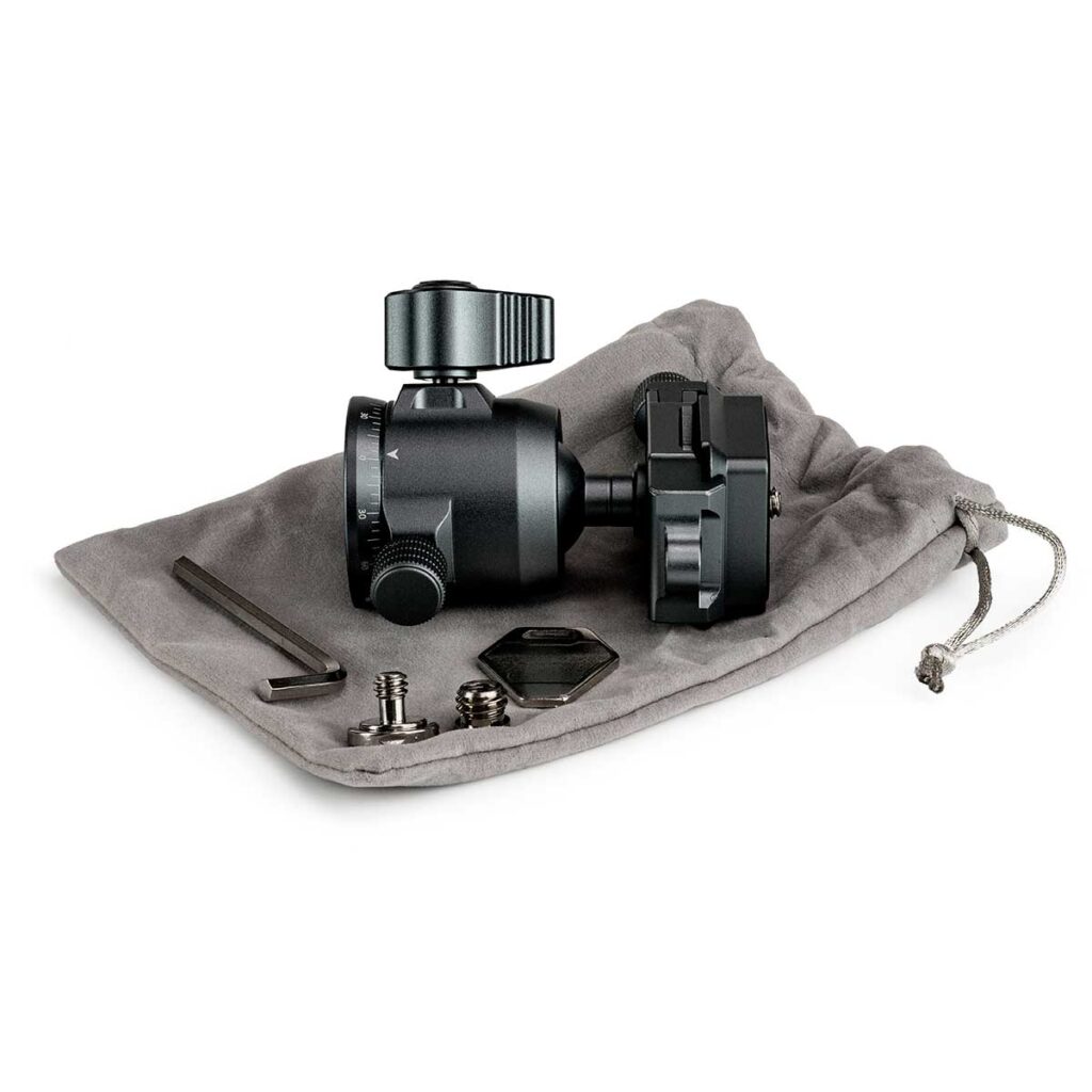 360° Rotating Ball Head Mount with Quick Release plate
